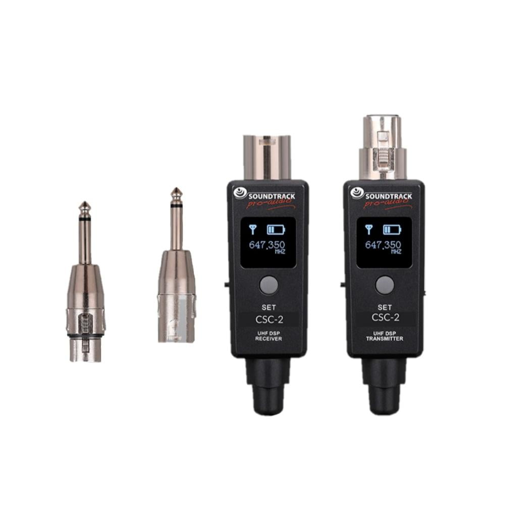 Transmisor y receptor SOUNDTRACK CSC-2 inalámbricos UHF para Guitarra ...