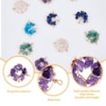 12Pcs 6 Styles Mixed Chip Tree of Life Connector Charms Flat Round ...