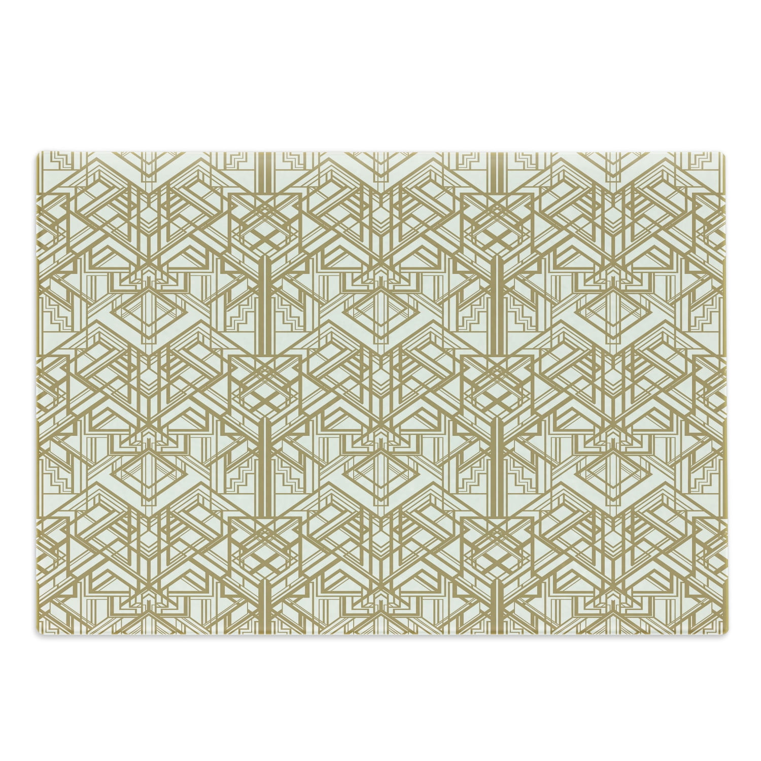 Geometric Cutting Board, 1920s Style Futuristic Retro Mix Vertically ...