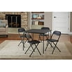 5pc. XL Series 4 Foldable Square Room Card Table and Triple Braced ...
