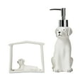 SKL Home Fur Ever Friends Dog Soap Dispenser White Dolomite 8 oz ...