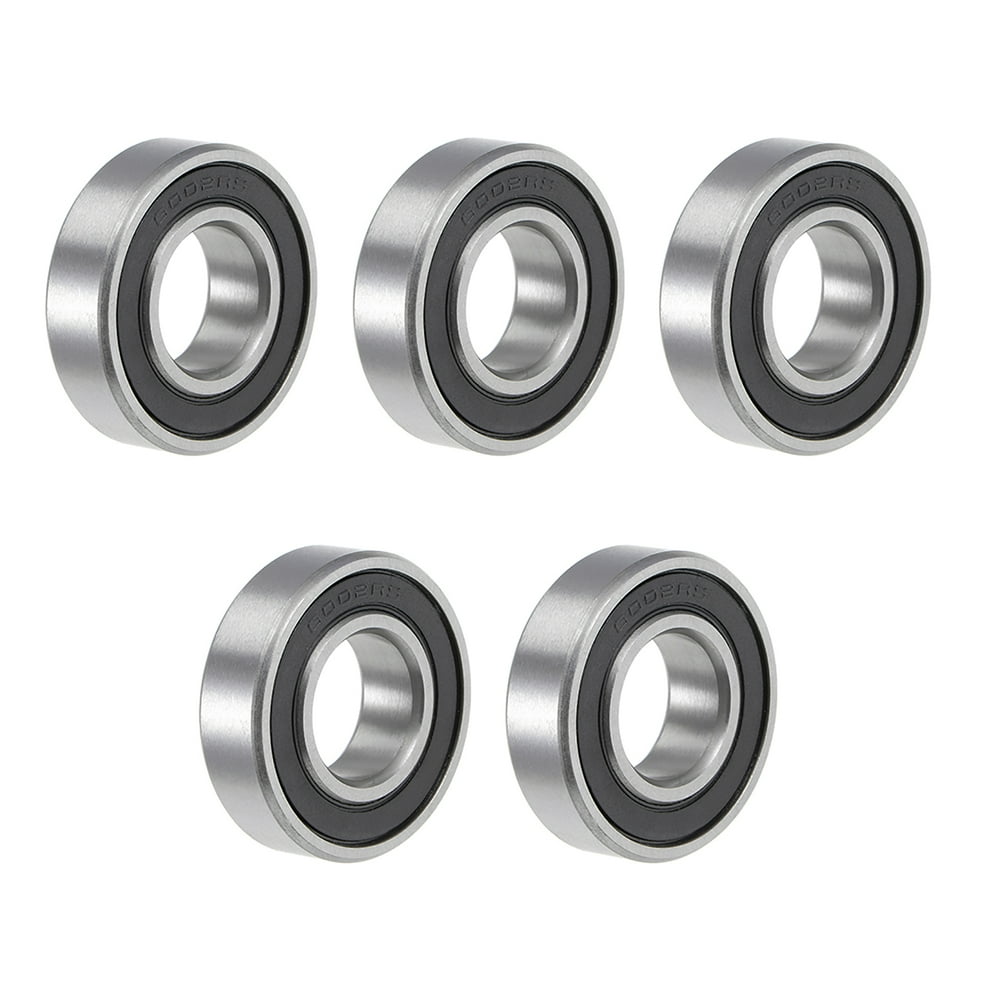6002-2RS Ball Bearing 15x32x9mm Double Sealed ABEC-1 Bearing 5pcs ...