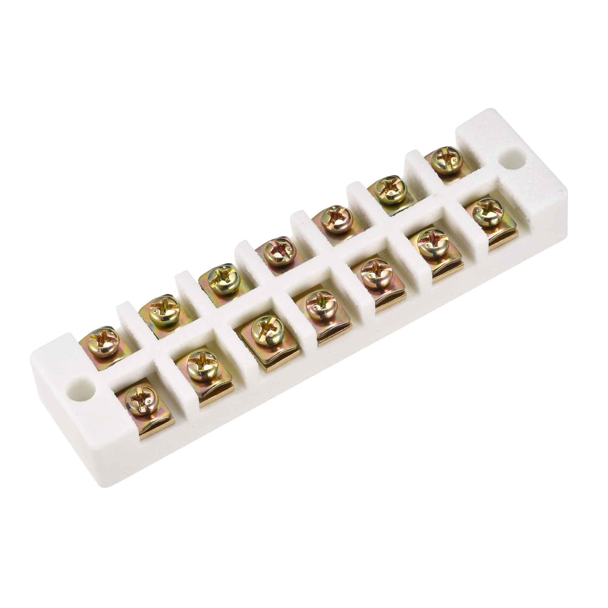 Uxcell Porcelain Ceramic Terminal Block 7 Way High Temperature ...
