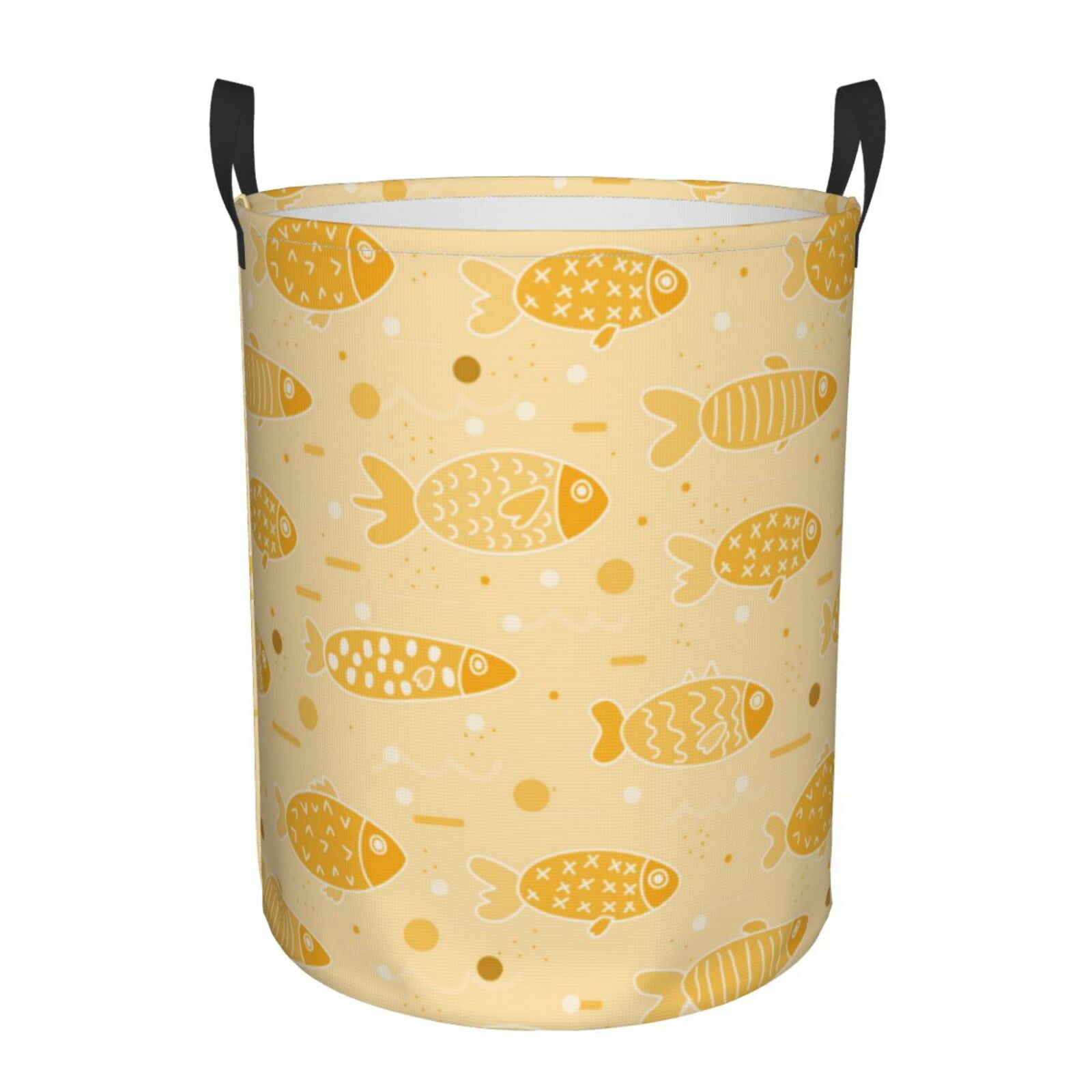 ZNDUO Laundry Basket, Round Laundry Storage Basket, Waterproof Laundry ...