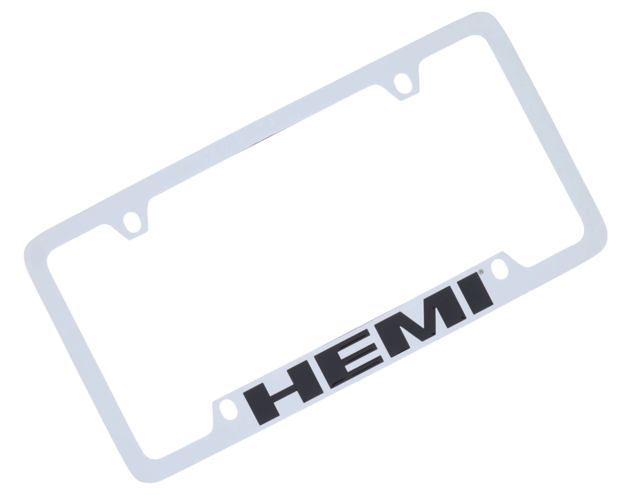 Dodge Hemi License Plate Frame (Chrome) - Walmart.com