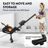 Pooboo Foldable Magnetic Rowing Machine, 8 Level Resistance, Digital ...