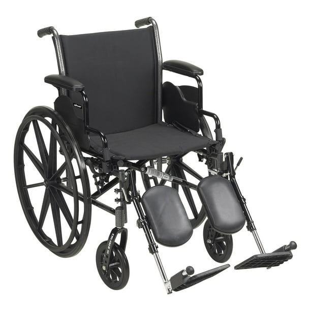 McKesson Lightweight Wheelchair with Flip Back, Padded, Removable Arm ...