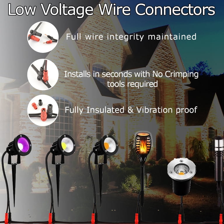 Low Voltage Lighting Quick Connectors