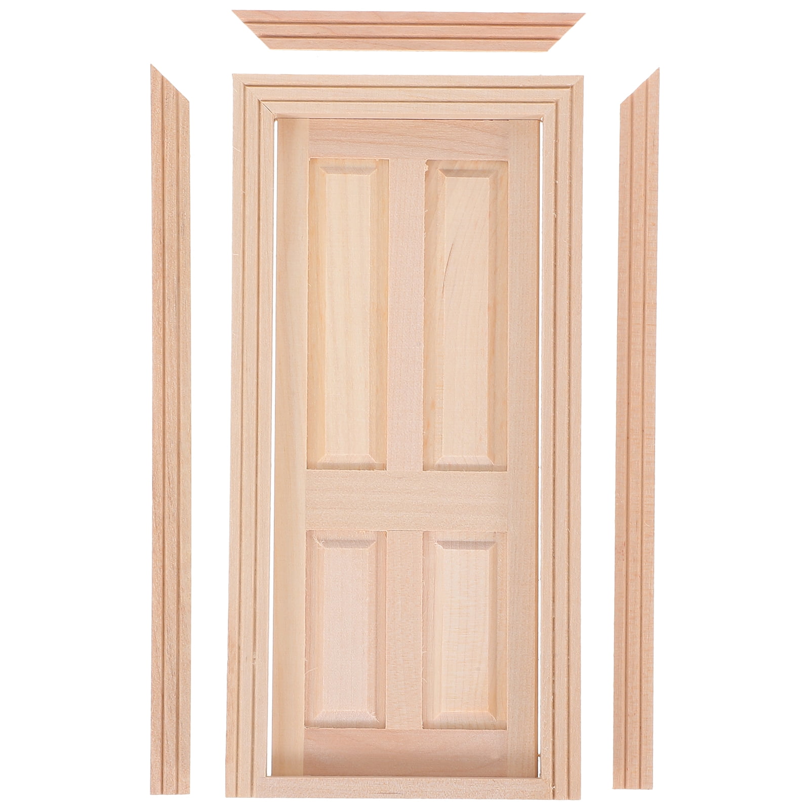 Click here for Kakowely Miniature Dollhouse Mini Wooden Door 1:12... prices