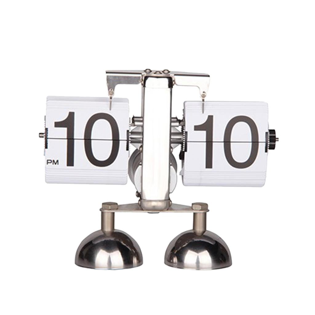 Modern Clock Single / Dual Stand Metal Decoración Escritorio Repisa ...