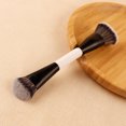 Double Ended Synthetic Fiber Brush Liquid Concealer Applicator and ...