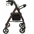 Medline Lightweight Junior Rollator, Folding Rolling Walker, 6" Wheels ...