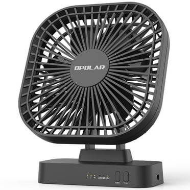 Chillout 6.5" USB Desk Fan with USB Adaptor, Black - Walmart.com