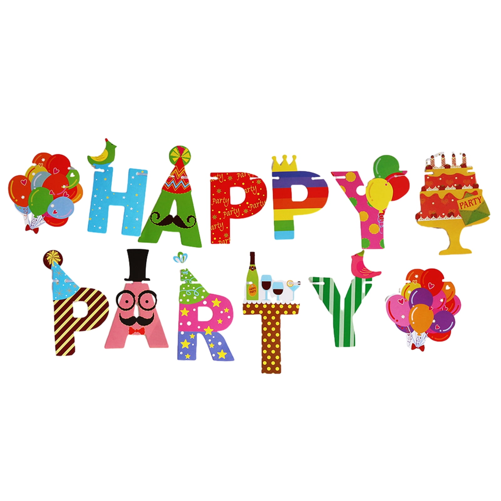 Inteprter Uds. Conjunto de tarjeta de papel de arcoíris de 9,8 pies ...