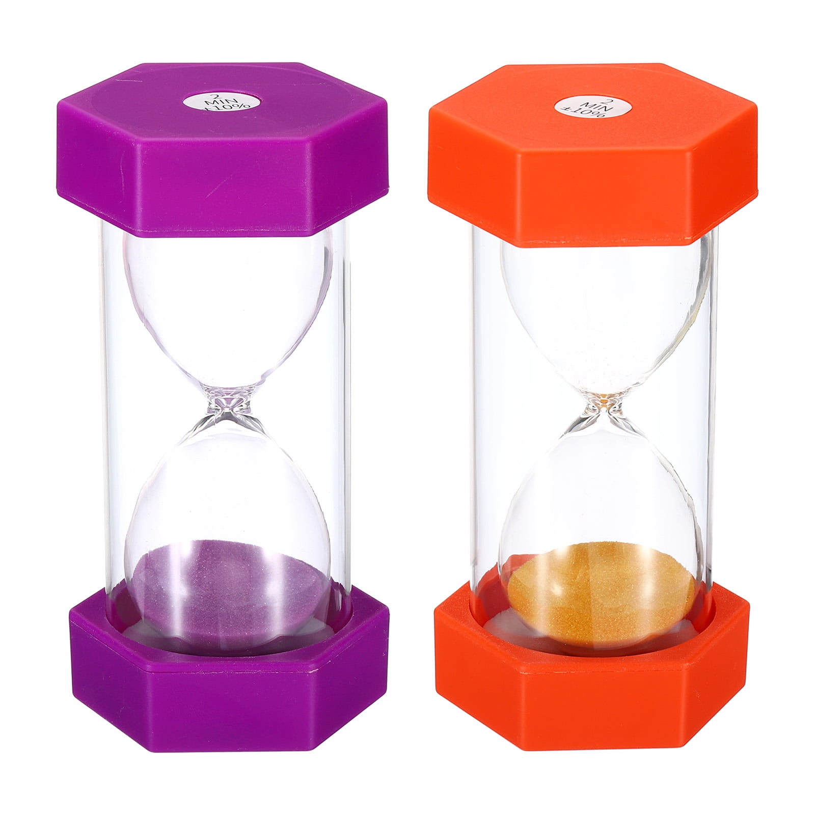 Uxcell 2 Min Sand Timer, 1 Set(2pcs)Small Sandy Clock, Sand Glass ...