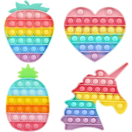 Pineapple Pop Rainbow It Ice Cream Poppits Fidgets, Pop Pack Fidget ...