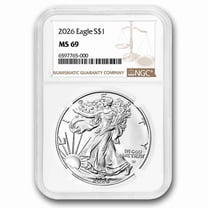 2026 1 oz Silver American Eagle PCGS MS 69 - Walmart.com