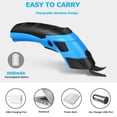 4V Cordless Electric Scissors, Cordless Shears Cutting Tool for Fabrics ...