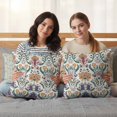 Boho Vintage Floral Pillow Covers Set of 2, Peony Leaf Bud Vintage ...