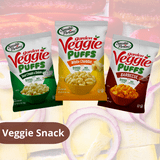N S Sensible Portions Garden Veggie Puffs Variety Pack, Cheddar Cheese ...