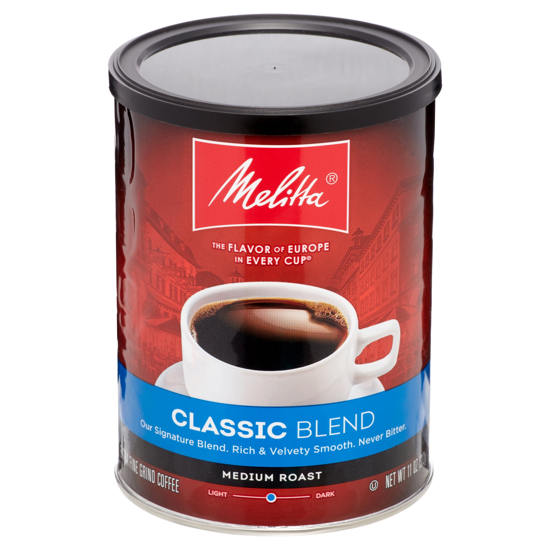 Melitta Medium Roast Ground Coffee, Classic, 11 Oz - Walmart.com