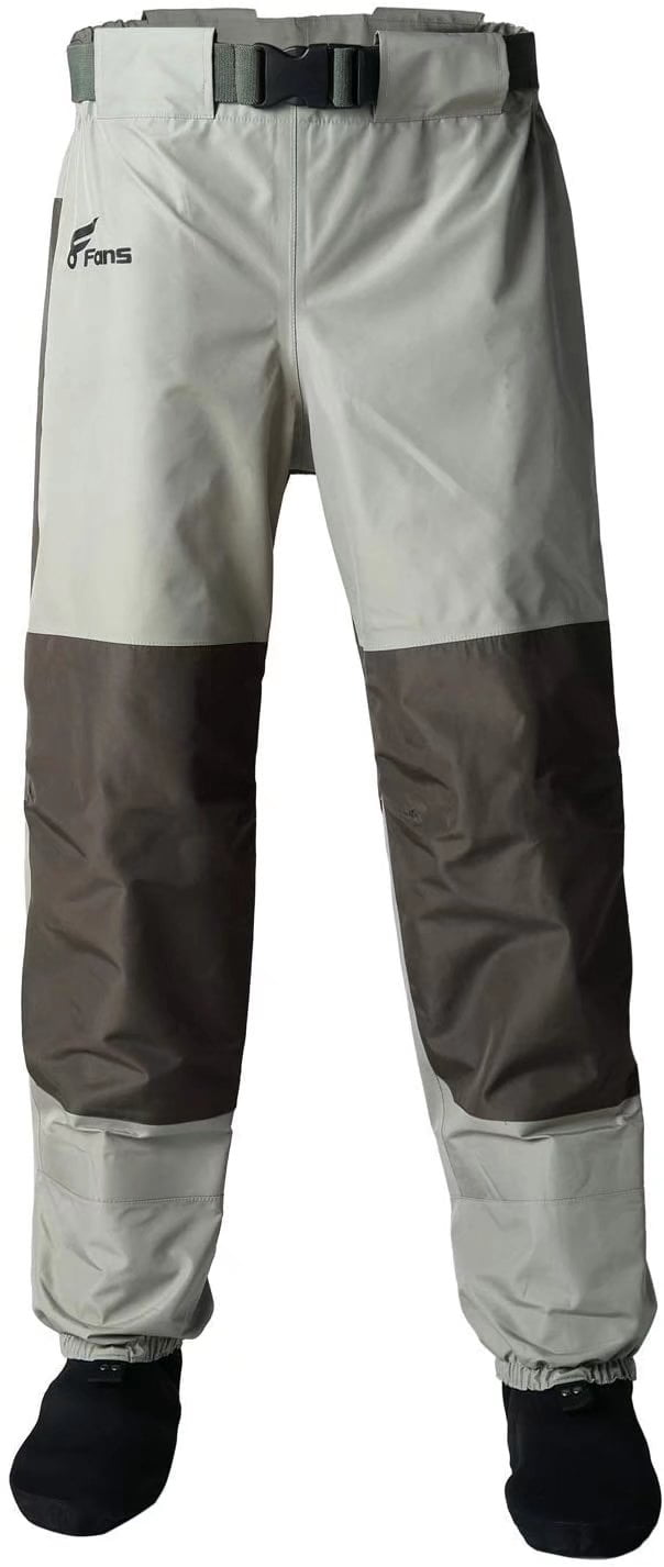 8 Fans Waist Waders,3-Ply Durable Breathable Waterproof Stockingfoot ...