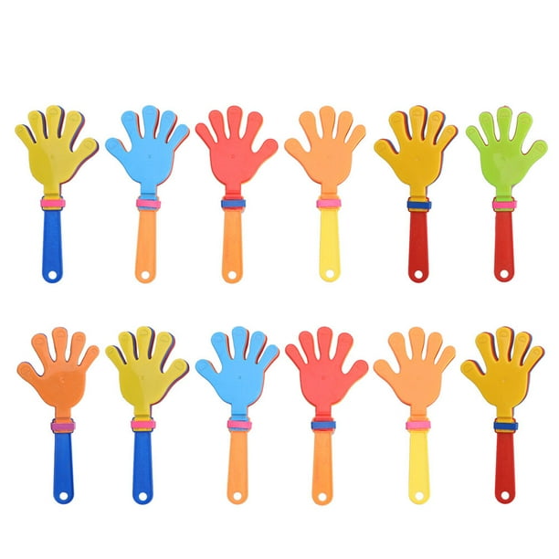 12PCS Plastic Hand Clapper Kids Children Party Favor Kids Noisemaker ...