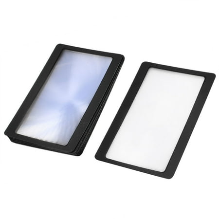 10 Pieces Black Frame Credit Card Magnifier 3x Magnifying Wallet Lens ...