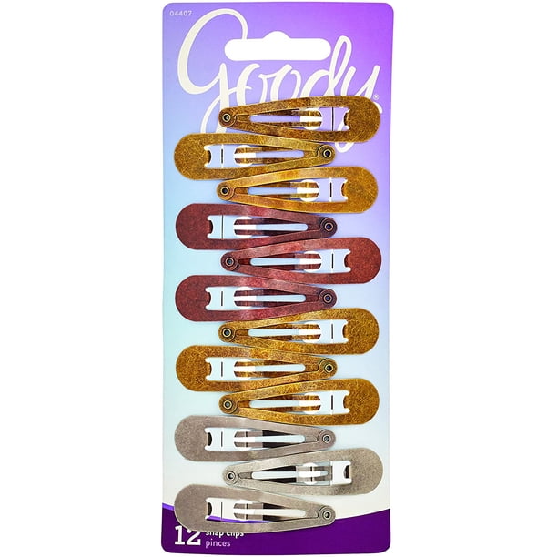 Goody Women's Classics Metal Contour Clips, 0.13 Inch, 12 Count ...