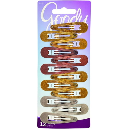 Goody Women's Classics Metal Contour Clips, 0.13 Inch, 12 Count ...
