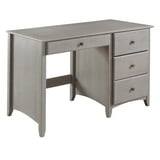 Shaker Style Writing Desk - 4 Drawers - Multiple Finishes - Walmart.com