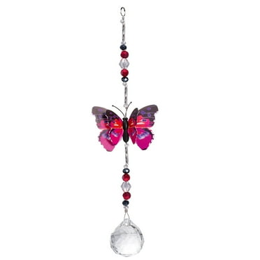 Longwin Suncatcher Chakra Crystal Color Beads Metal Window Charm ...