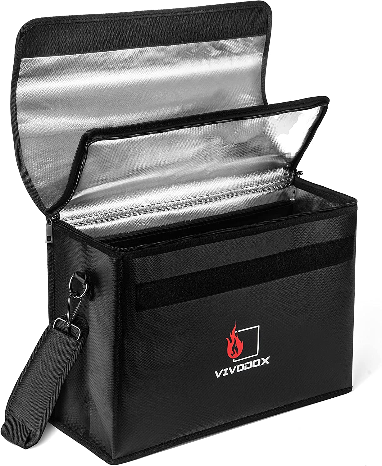 Queilt Fireproof Document Bag - Fireproof Waterproof Document Storage ...
