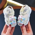 WZEIIOT Girls Lightweight Sandals Summer Cartoon Print Outdoor Play Non ...
