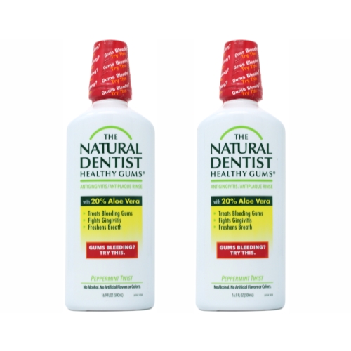 2 Pack The Natural Dentist Antigingivitis Antiplaque Rinse Peppermint ...