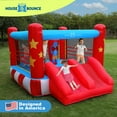 House of the Bounce Kids' Boxing Ring Inflatable Bounce House ...