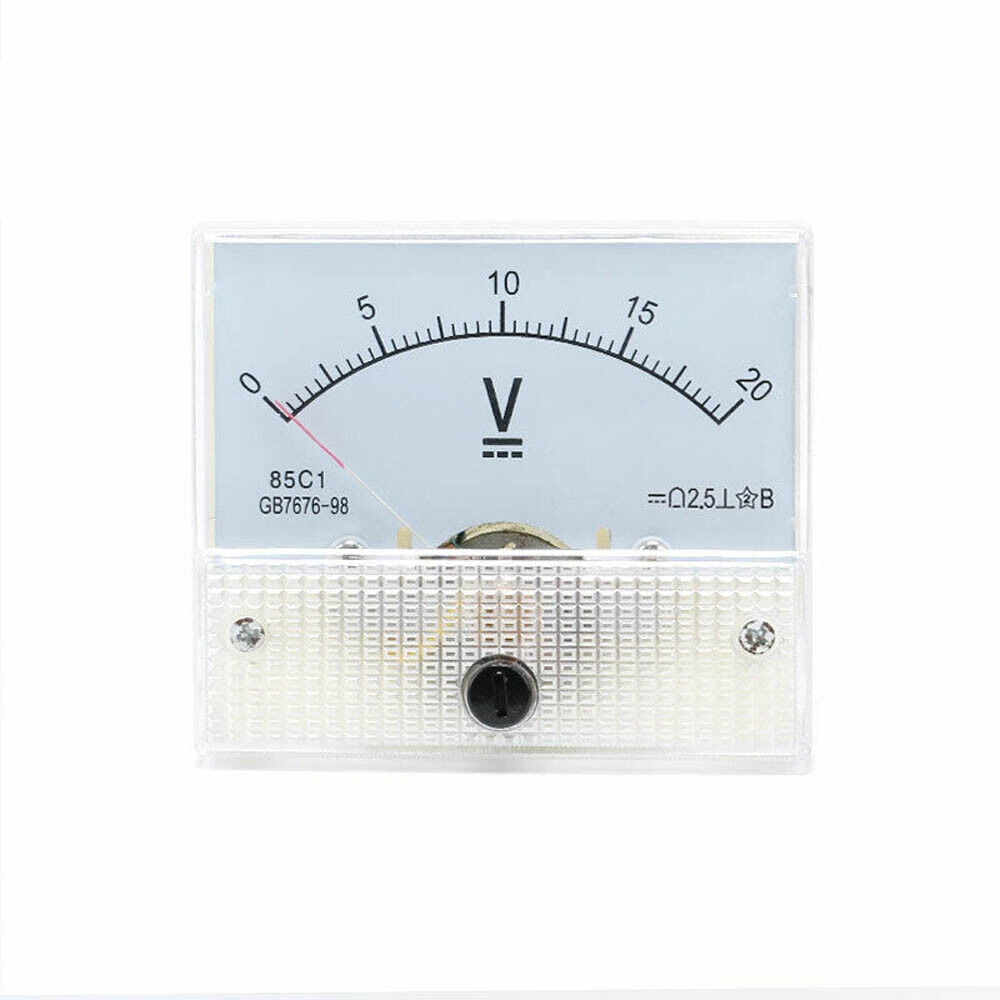 2-30A 10-50V DC Ammeter Current Voltmeter Voltage 85C1 Analog Amp Panel Meter 1PC - Walmart.com