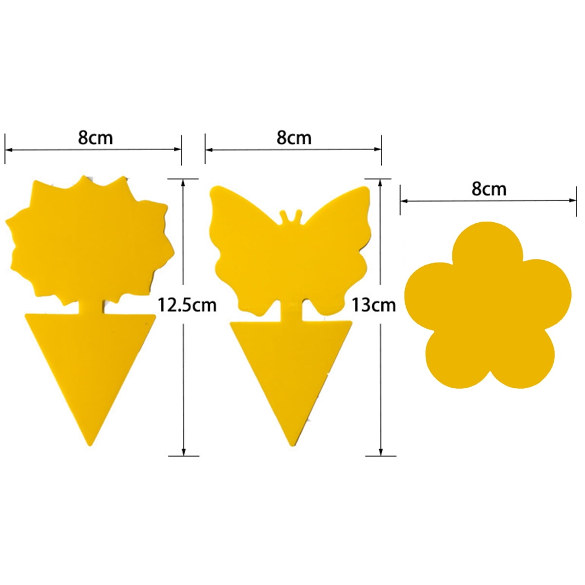 30 Piece Yellow Sticker Yellow Tablets, Both Sides Yellow Trap Fly Trap ...
