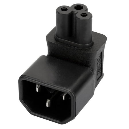 IEC320-C14 to C5 90 Adapter Electrical Socket Converter Plug | Walmart ...