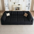HONBAY Modern U-Shape Sectional Sofa with Storage, Convertible Sleeper ...