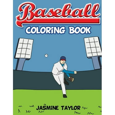 Baseball Coloring Book For Kids: Fun Baseball Sports Activity Book For ...
