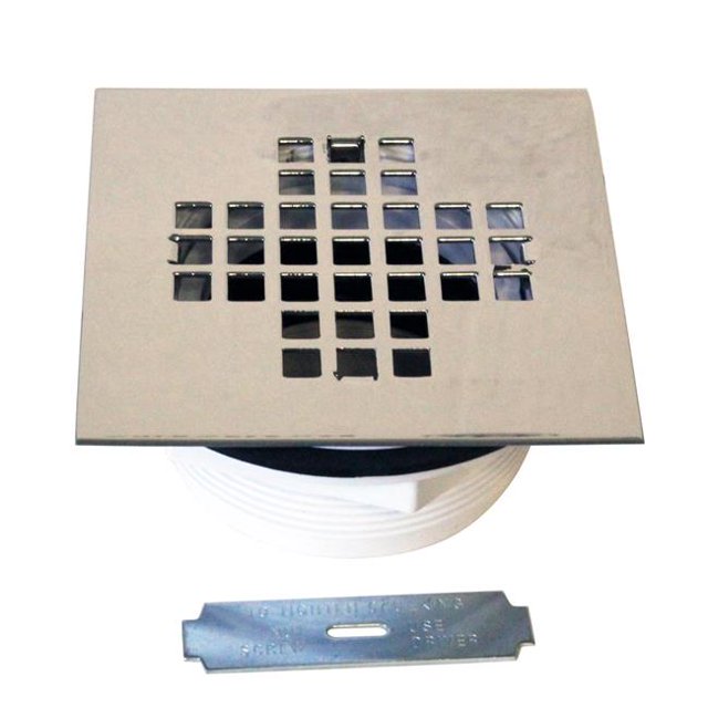 Westbrass D206PS-26 2 in. Schedule 40 PVC Shower Drains with 4.25 in ...