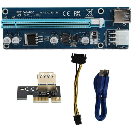 Sepeda USB3.0 GPU Extender,Portable PCI?E Adapter Board kit Connect 1X ...