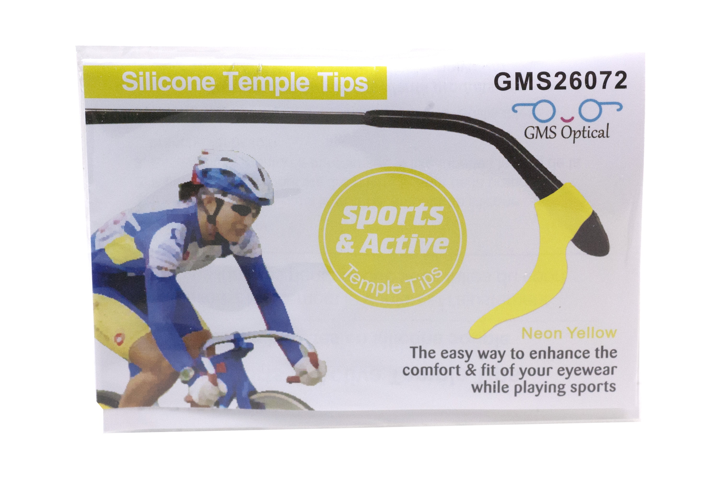 GMS Optical High Quality Form Fitting Silicone Temple Tips - Ear Hooks ...