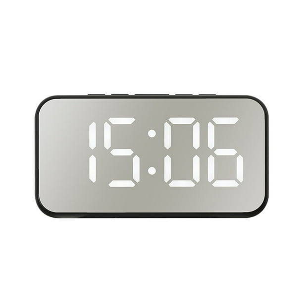ruzhgo Alarm Clock LED 12H/24H Digital Temperature Display Dimming ...