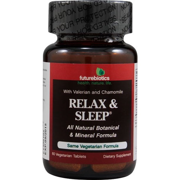 FutureBiotics Relax & Sleep, 60 Vegetarian Tablets - Walmart.com ...