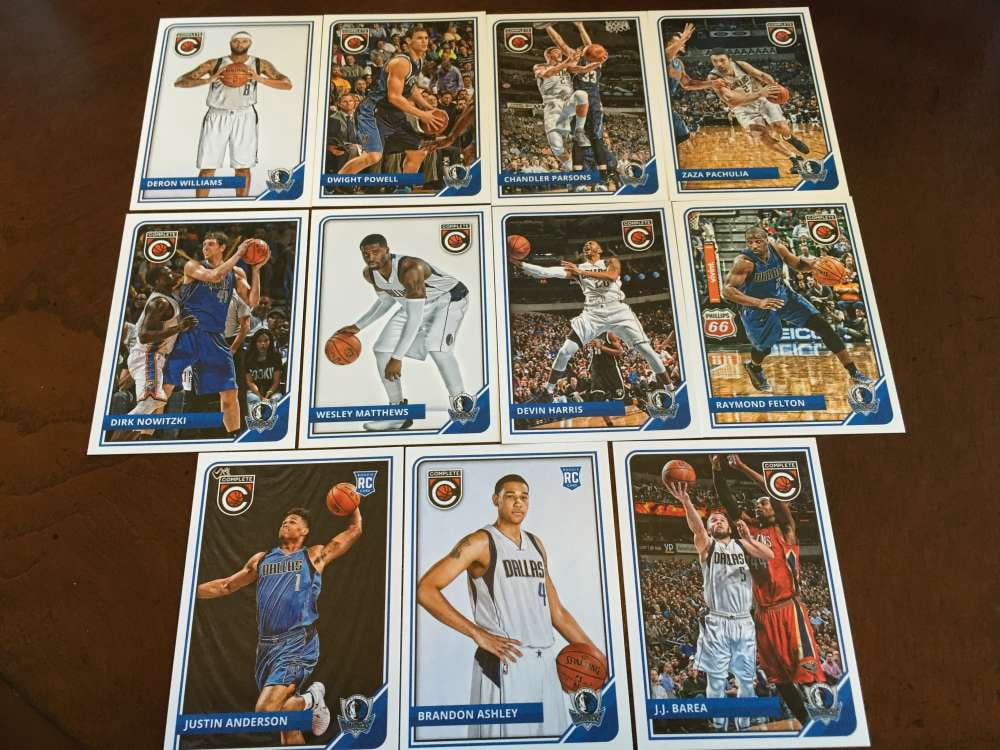 2015-16 NBA Panini Complete Dallas Mavericks Team Set w RC - Walmart.com