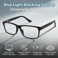 Light Blocking Glasses For Men/Women Anti- Computer Gaming Glasses ...