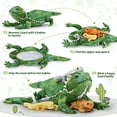 Tezituor 5Pcs Lizard Stuffed Animal 26.3" Giant Lizard Plush with 4 ...