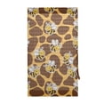 Bee Honeycomb Background Door Curtain Sheer Privacy Light Filtering ...